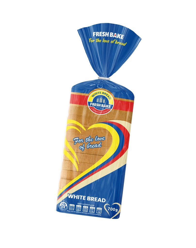 White Bread (700g, Blue 301c, Sliced) | Fresh Bake