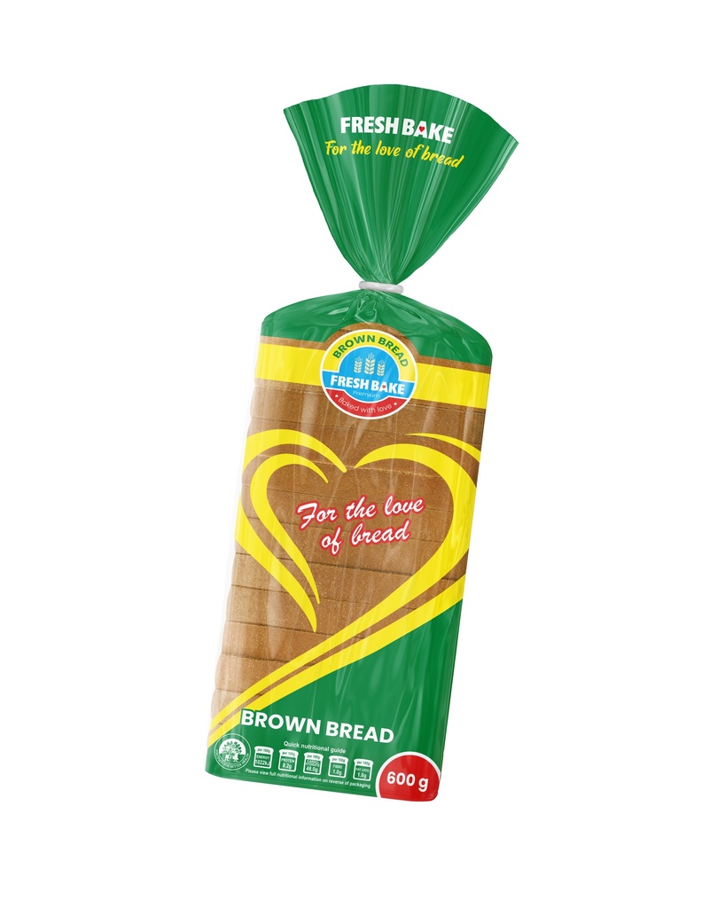 Brown Bread (600g, Green 348c, Sliced) | Fresh Bake