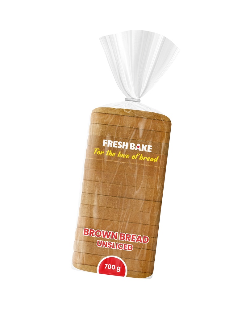Brown Bread (700g, Clear, Unsliced) | Fresh Bake